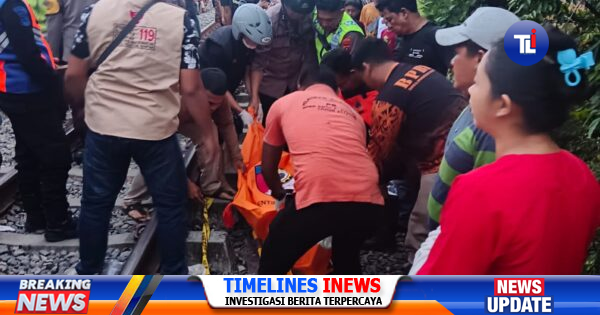 Polres Pematangsiantar Cek TKP dan Evakuasi Korban Tertabrak Kereta Api ...
