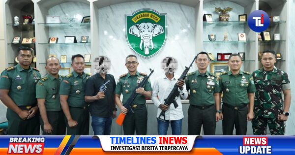 Pangdam Iskandar Muda Terima 3 Pucuk Senjata Api Sisa Konflik dari ...