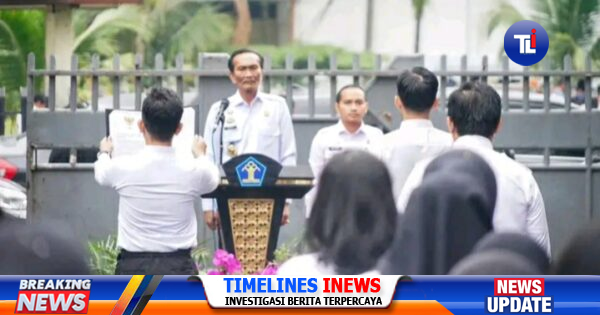 Di Bawah Rintik Hujan, Kebersamaan Tiga Kanwil Warnai Upacara ...